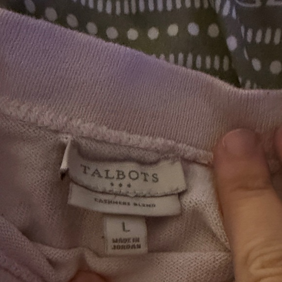 Talbots | Sweaters | Talbots Light Pink Cashmere Blend Sweater | Poshmark